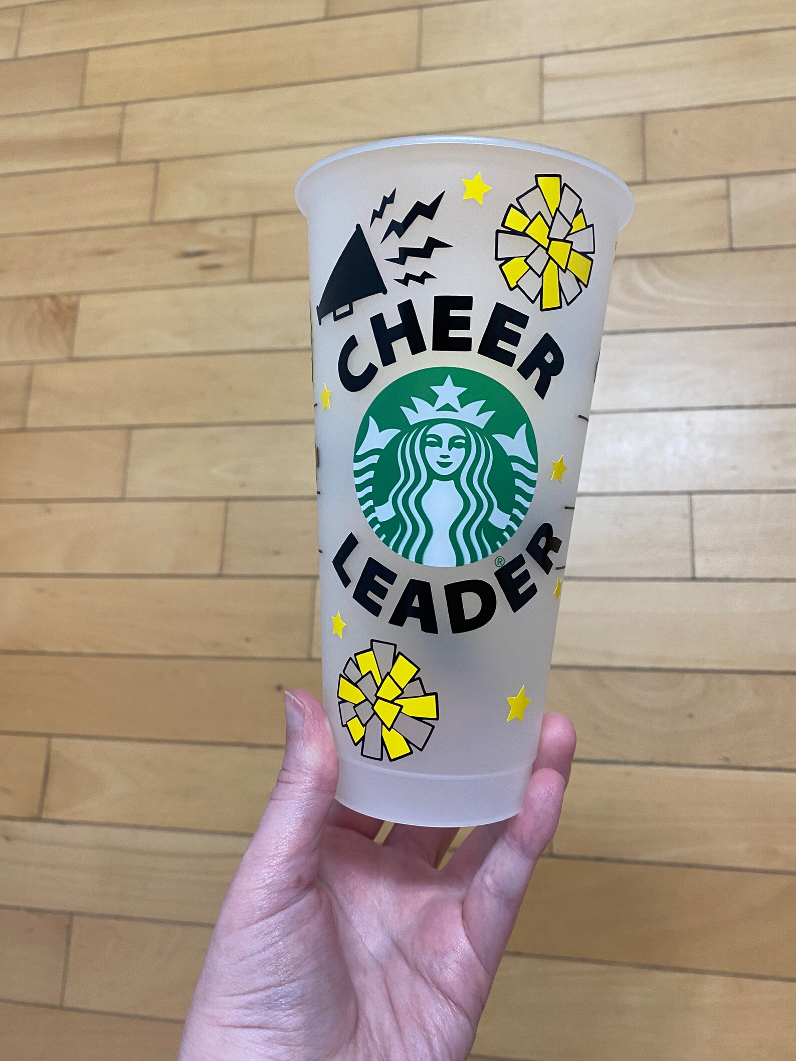 Cheerleader Starbucks Cup Cheer Cup Cheerleader Starbuck - Etsy