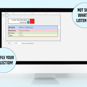 Music Collection Spreadsheet | Library for Vinyl, Tape and CD | Google ...