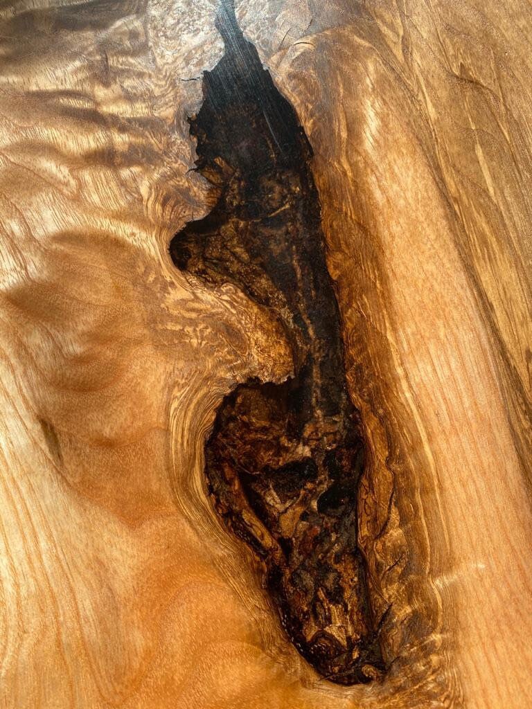 Solid Ash and Resin Coffee Table - Etsy