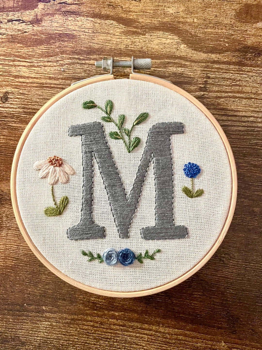 Custom Letter Embroidery - Etsy