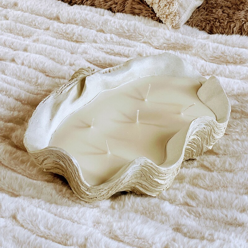 Shell Candle - Etsy