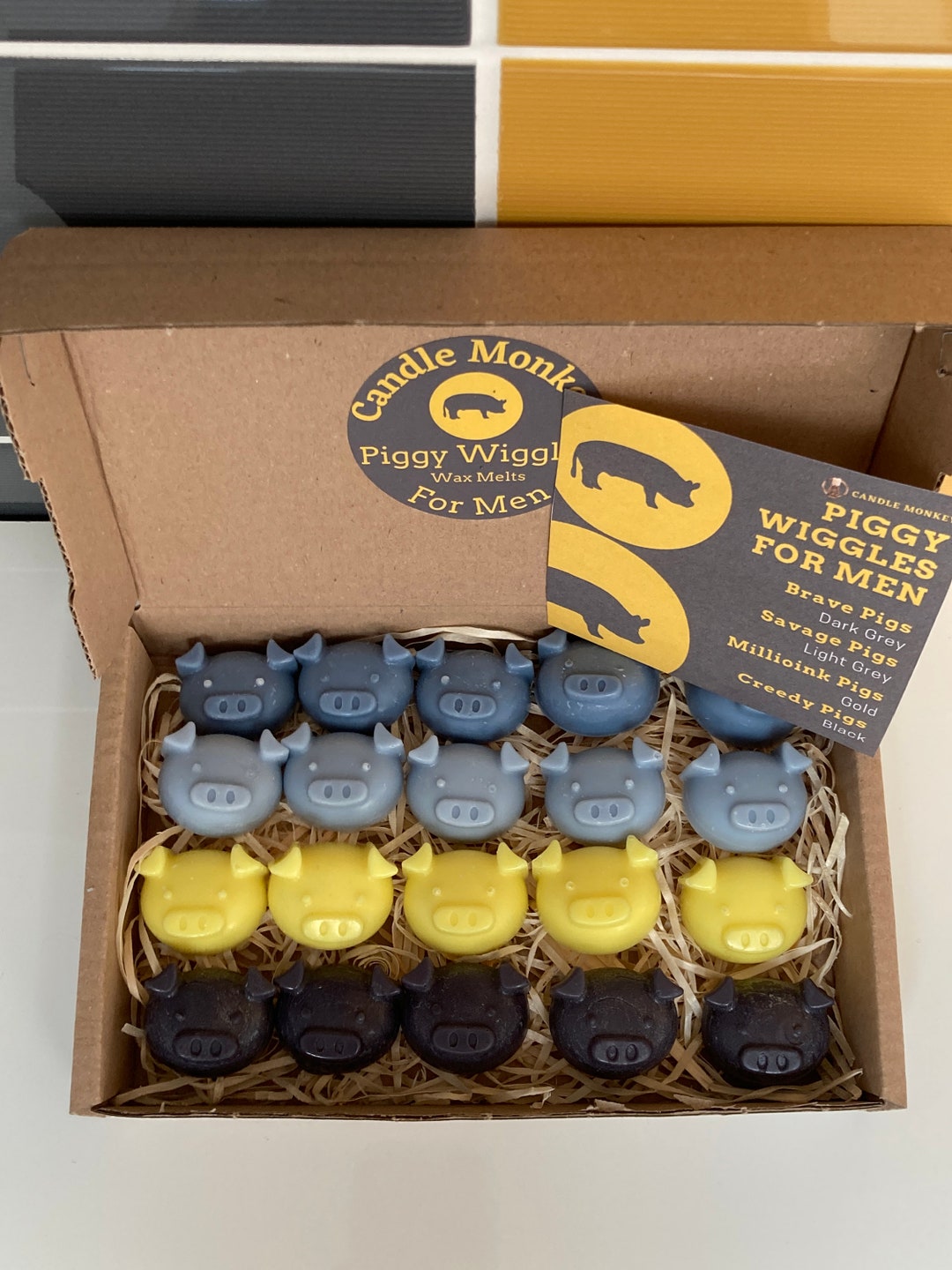 Home Made Piggy Wiggles for Men Wax Pig Melts Creedy Pig Millioink ...