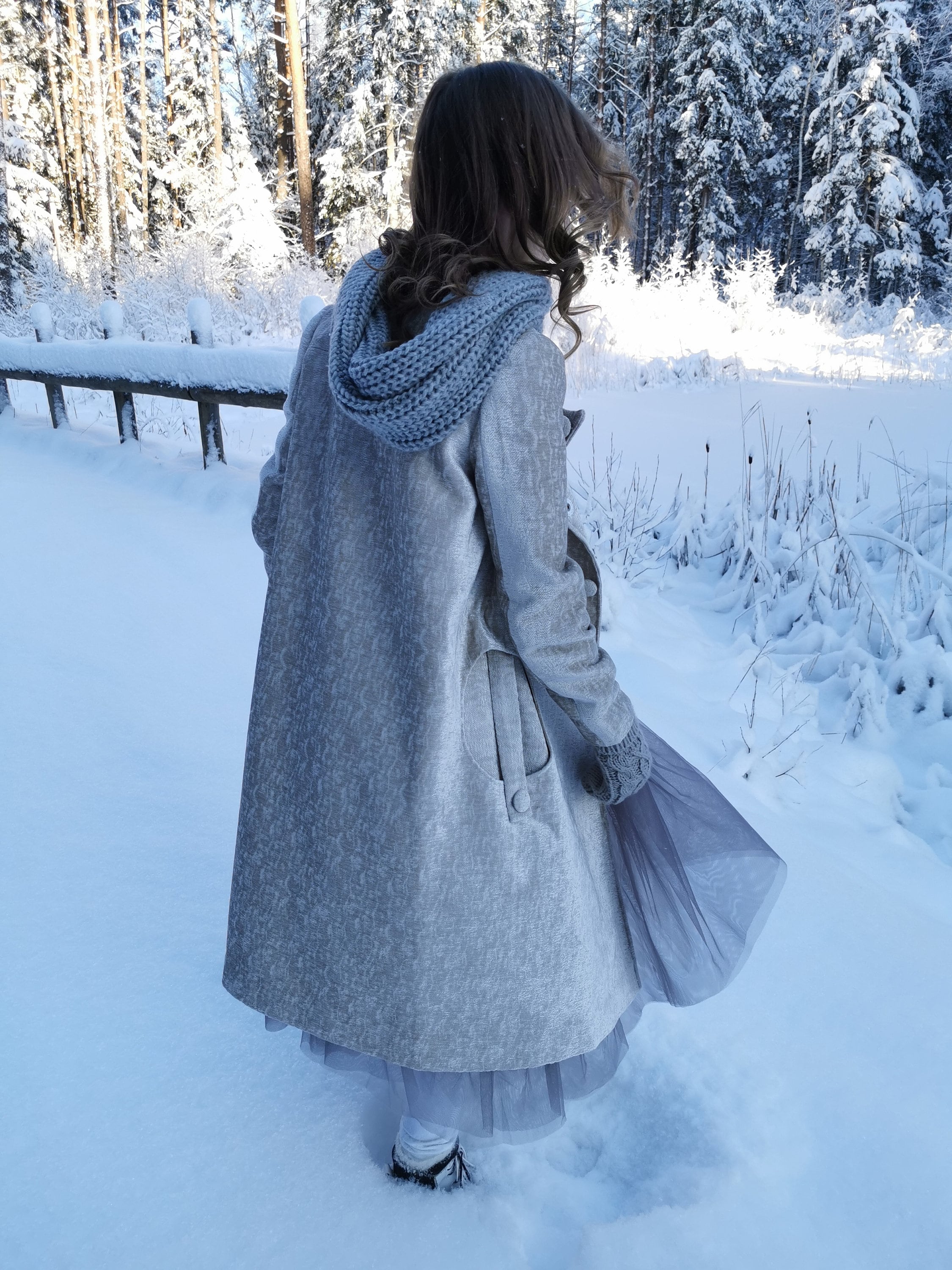 Damen Mantel Outwear, Designer Mantel, Maxi Mantel - Etsy.de