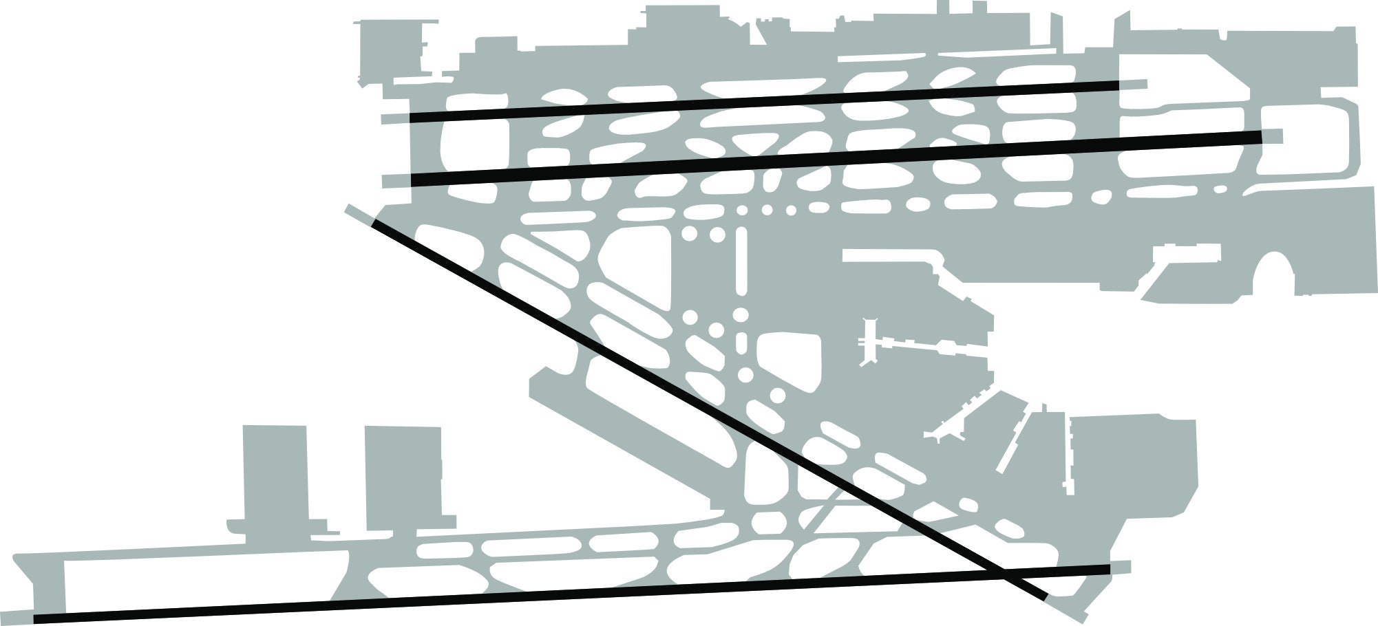 MIA Airport Diagram Vector Image - Etsy