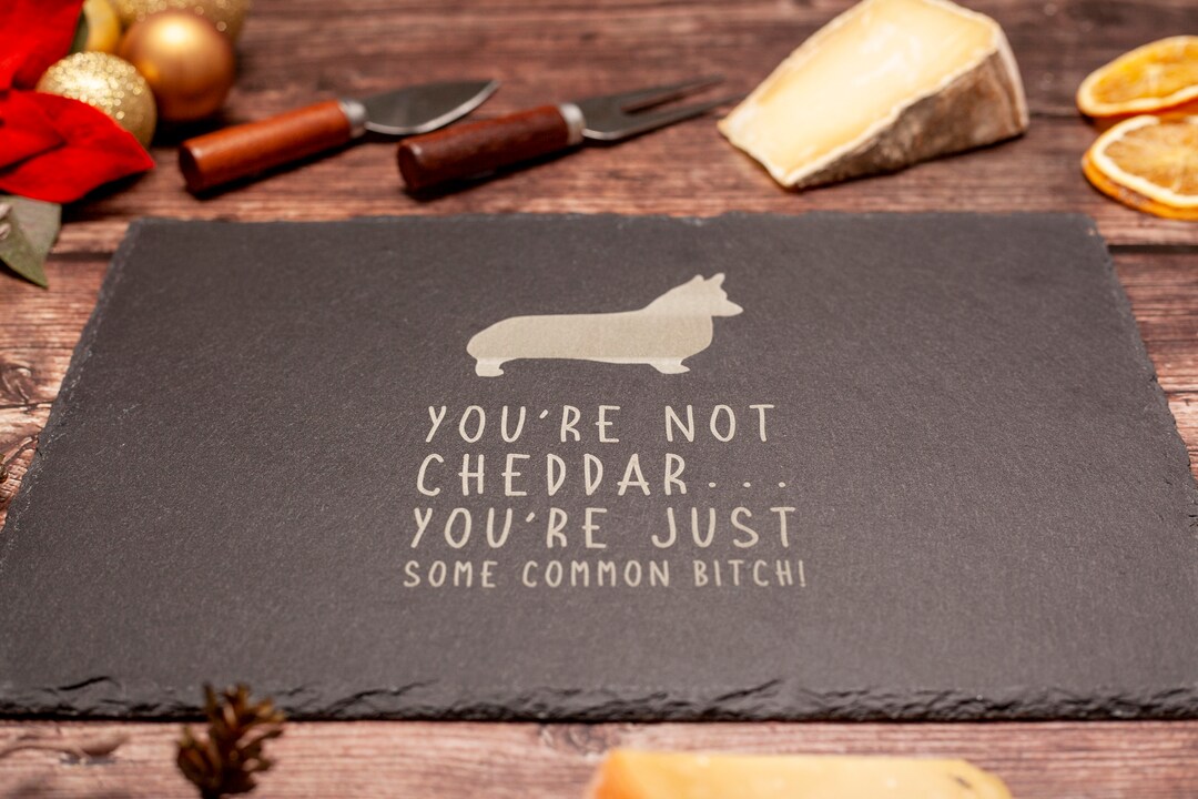 Brooklyn 99 Cheddar Quote Engraved Slate Cheese Board - Etsy UK