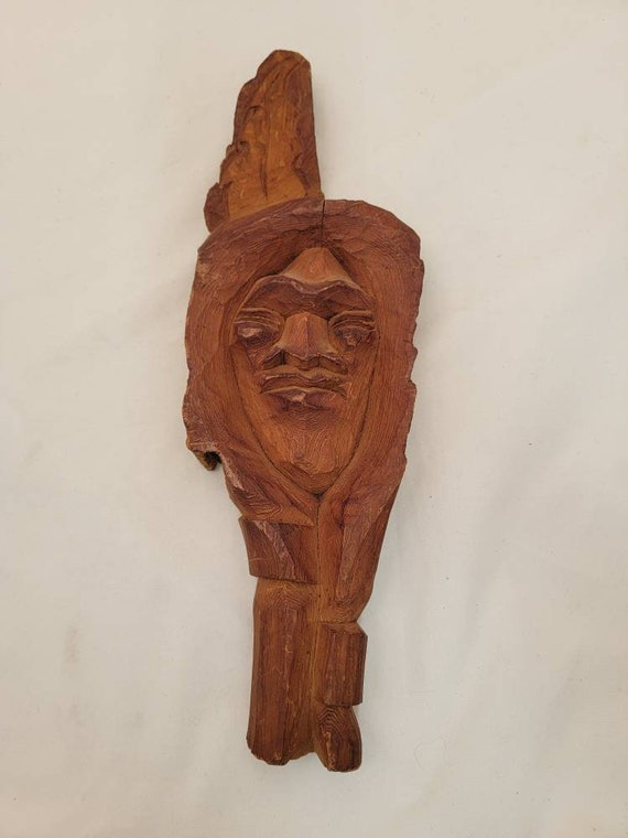 Vintage Wood Carving From Tyrone Joseph a Canadian Artist - Etsy