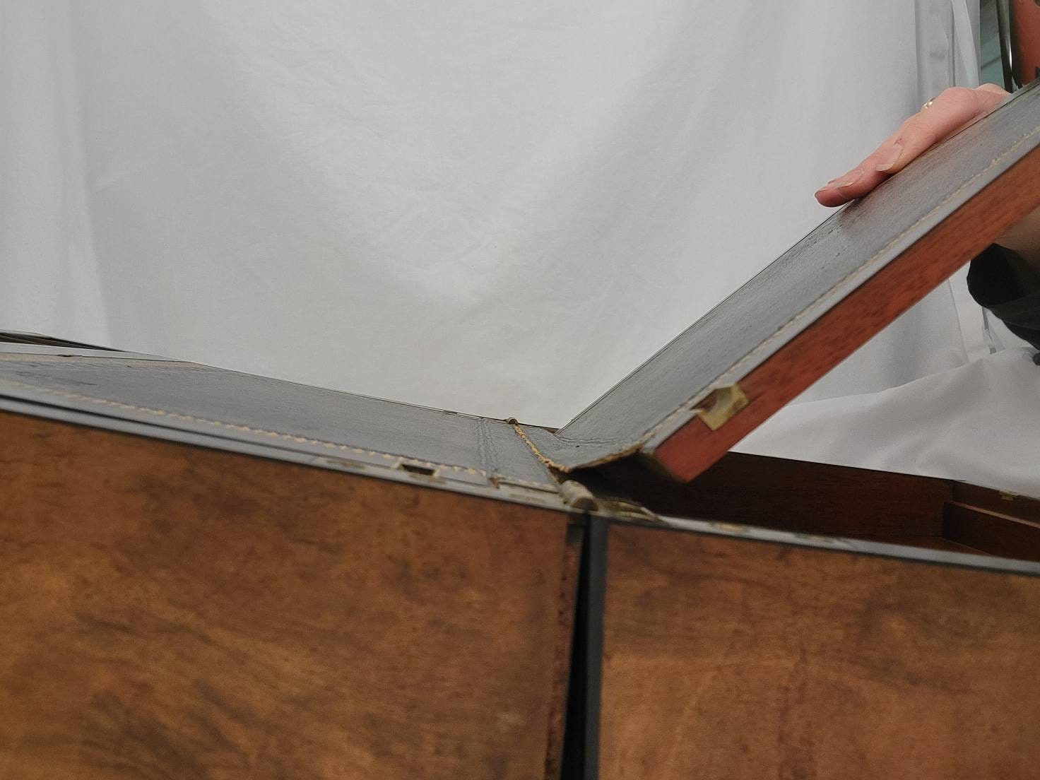 Antique Lap Desk, Colonial Lap Desk, Sloped Writing Desk, English Lap ...