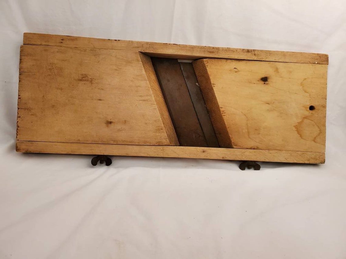 Vintage Sauerkraut Cabbage Cutter Kraut Mandolin Wood - Etsy Canada