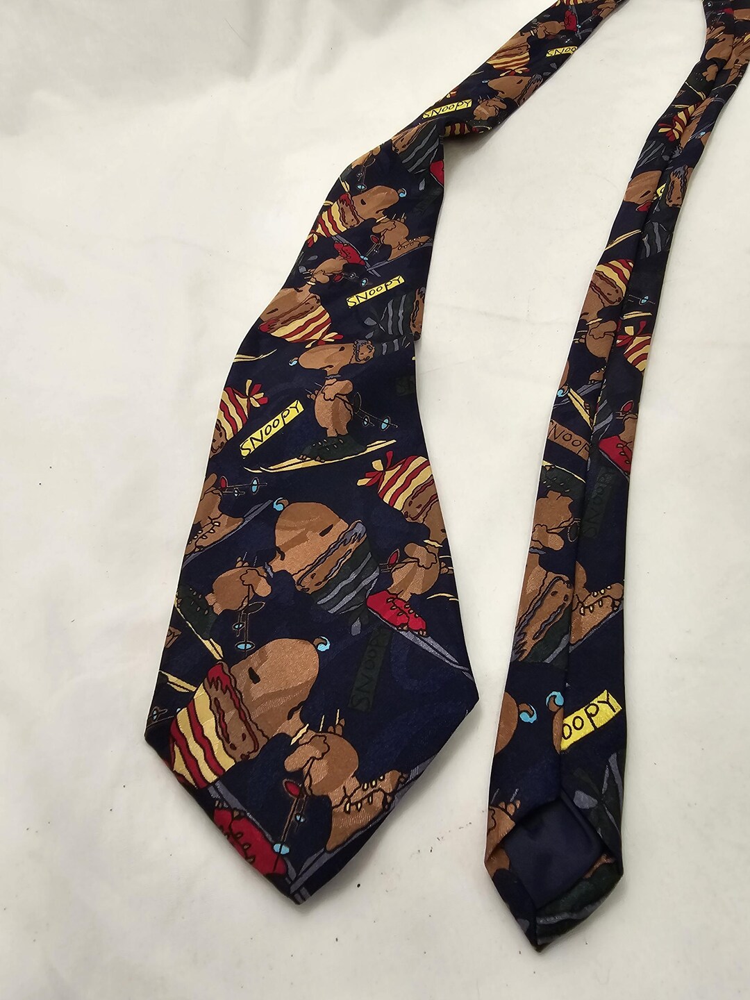Vintage Snoopy Tie, Seline, Made in Korea, 100 % Polyester - Etsy
