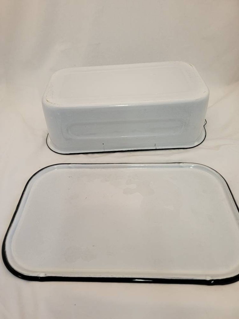 Vintage Enamel Sterilizer, Autoclave, Metal Medical Tray With Lid - Etsy