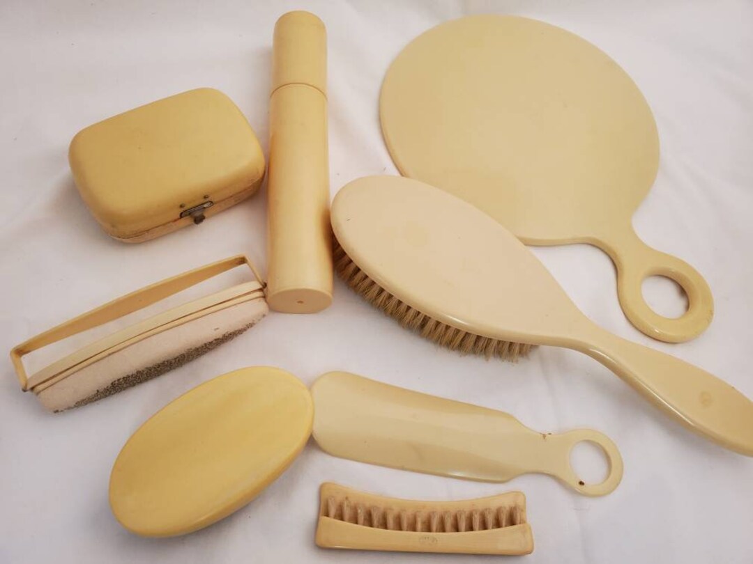 Vintage Bakelite, Art Deco, Dresser Set, 8 Piece Set - Etsy