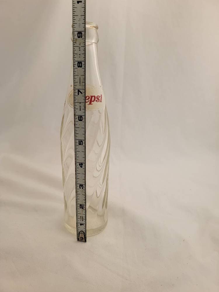 Vintage 1966 Pepsi Cola Bottle Empty No Lid - Etsy