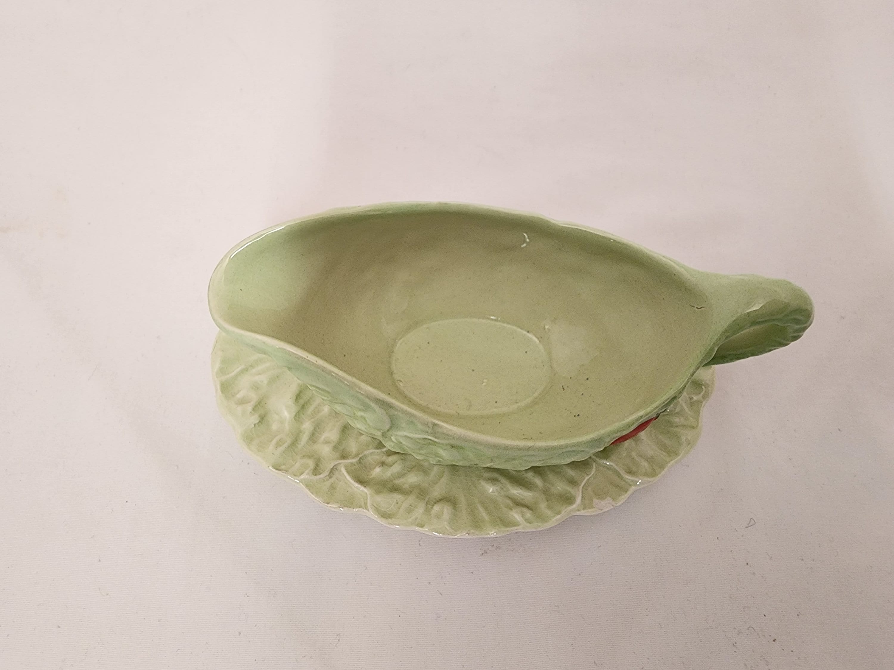 Carlton Ware Australian Design Cabbage Leaf and Tomato Gravy Boat and ...