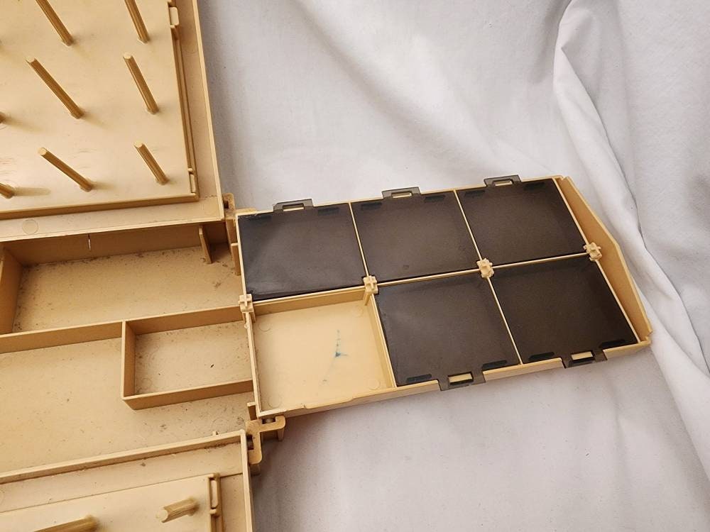 1980's Foldout Sewing Notions Box - Etsy