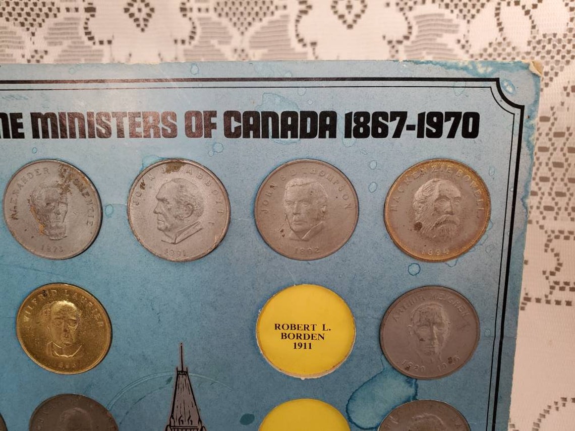 Vintage Shell Prime Minister Canada Medallion Coin Medal Jeton - Etsy UK