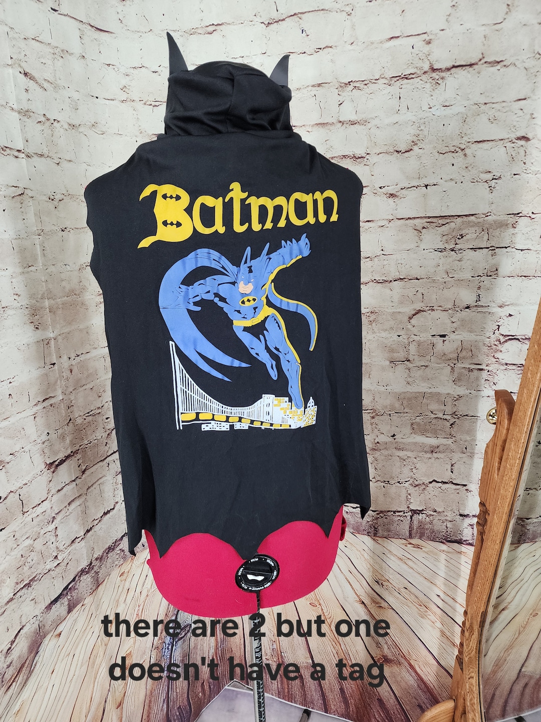 Vintage Batman Hooded Costume, Cape, Hood, Mask - Etsy