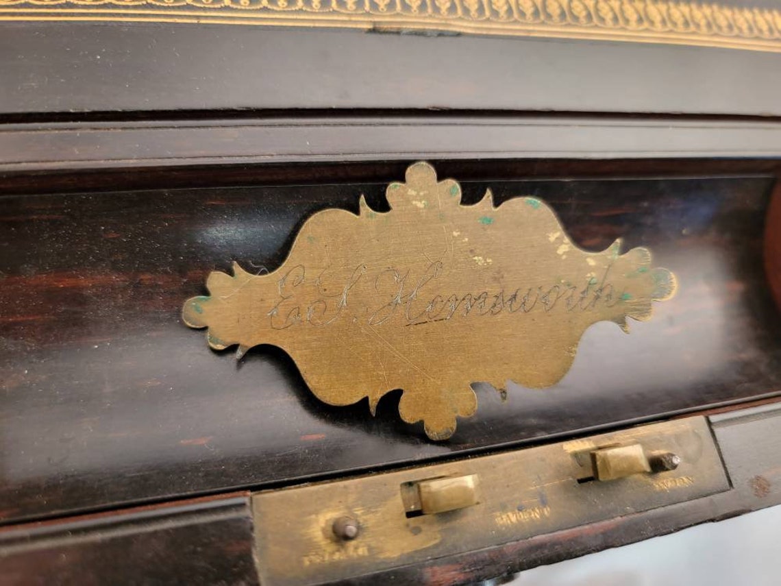 Antique Lap Desk Colonial Lap Desk Sloped Writing Desk - Etsy