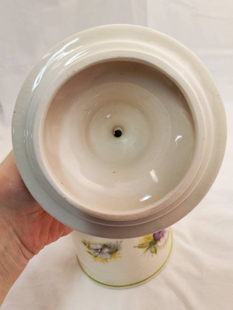 Vintage James Kent Old Foley Ceramic Lidded Jar With Flower Designs ...