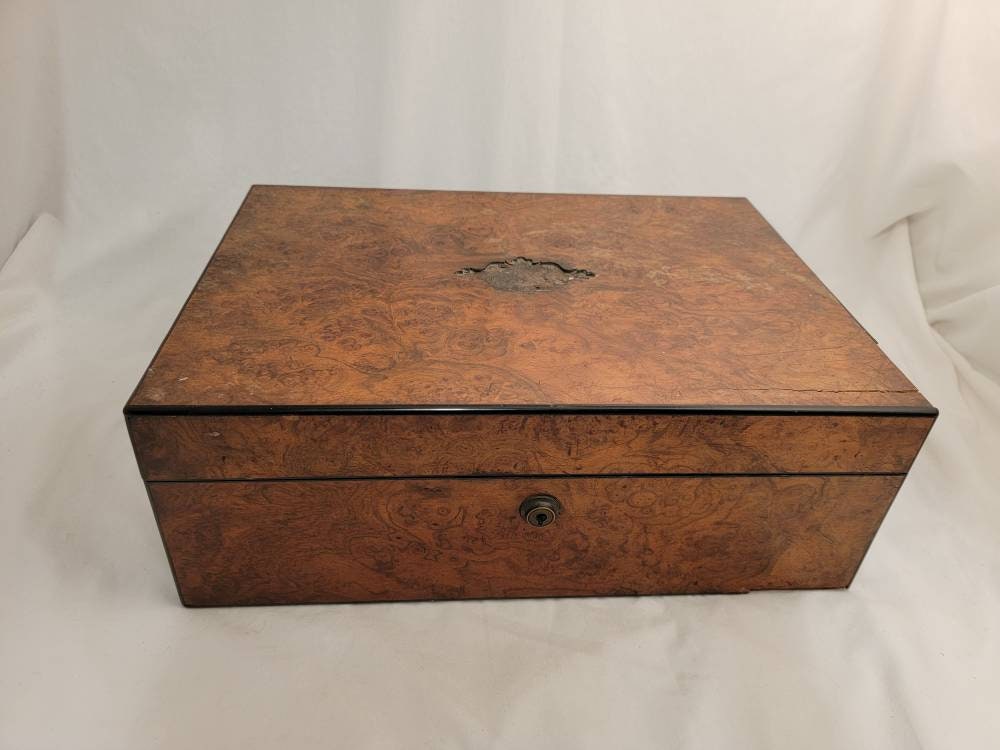 Antique Lap Desk, Colonial Lap Desk, Sloped Writing Desk, English Lap ...