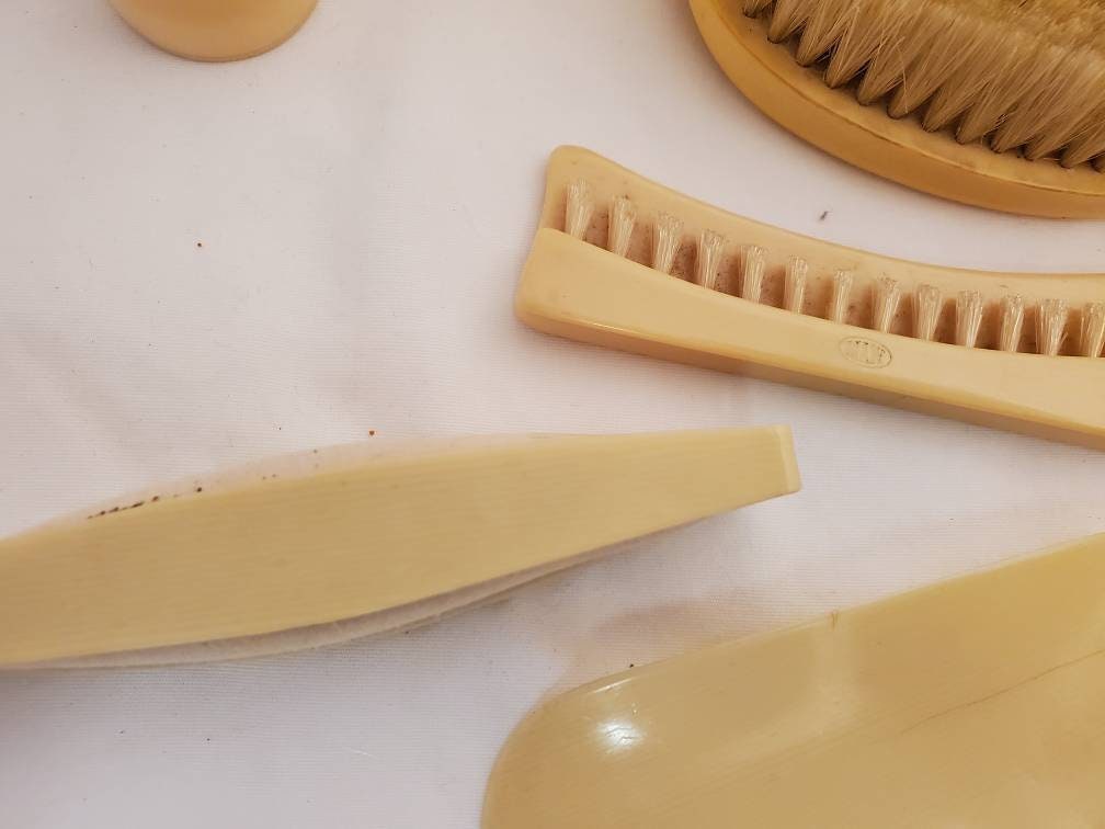 Vintage Bakelite Art Deco Dresser Set 8 Piece Set - Etsy