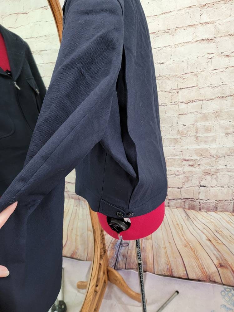 Vintage Mens Uniform Bommer Jacket. Size Unknown, Dark in Color. - Etsy