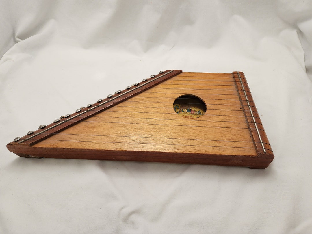 Colombia Instrument, Lap Harp, Hand Harp, Dulcimer, Missing One String ...