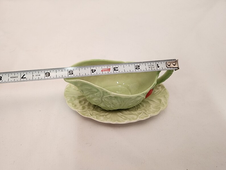 Carlton Ware Australian Design Cabbage Leaf and Tomato Gravy Boat and ...