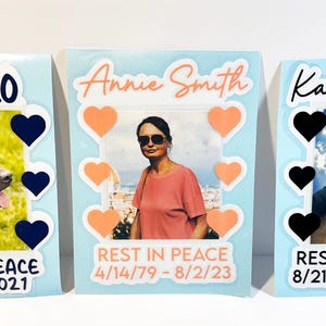 Custom Memorial Decal With Photo – Personalized "in Loving Memory ...