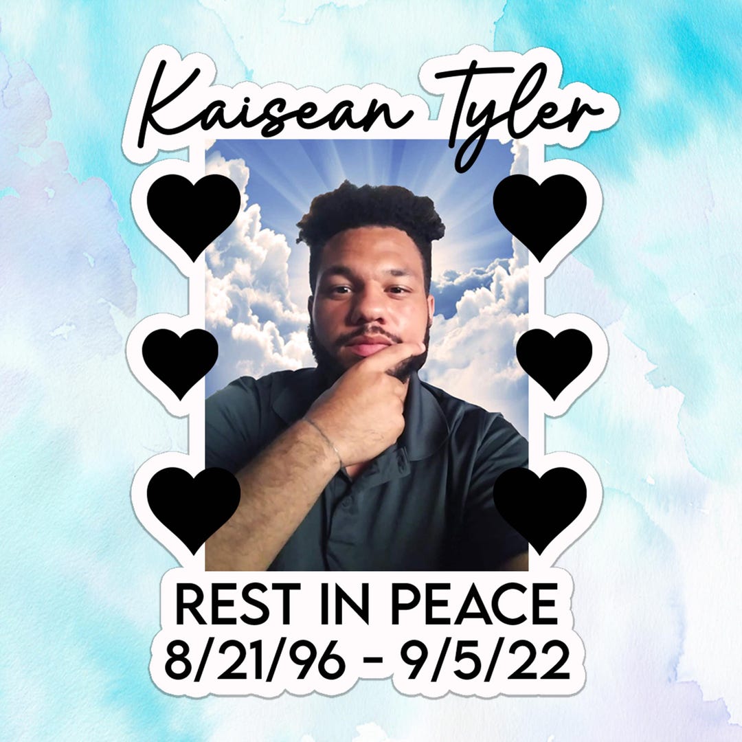 Custom Memorial Decal With Photo – Personalized "rest in Peace" Vinyl ...