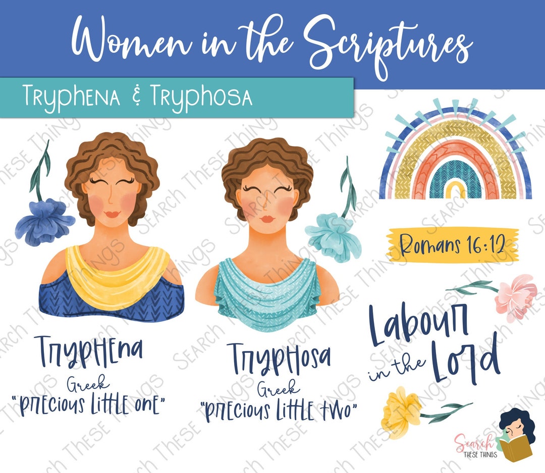 DIGITAL MINI Women in the Scriptures Series New Testament Tryphena ...