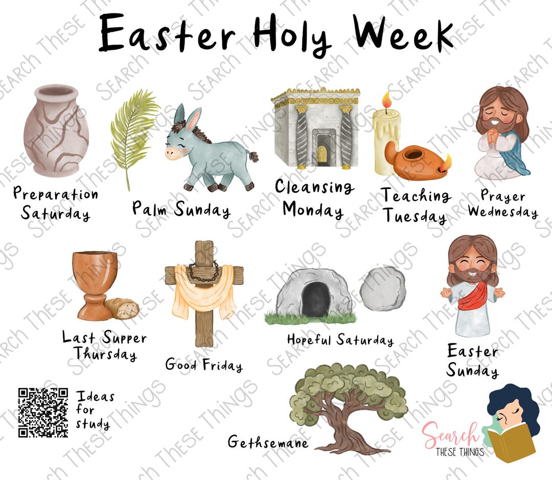 DIGITAL - Easter Holy Week - Etsy