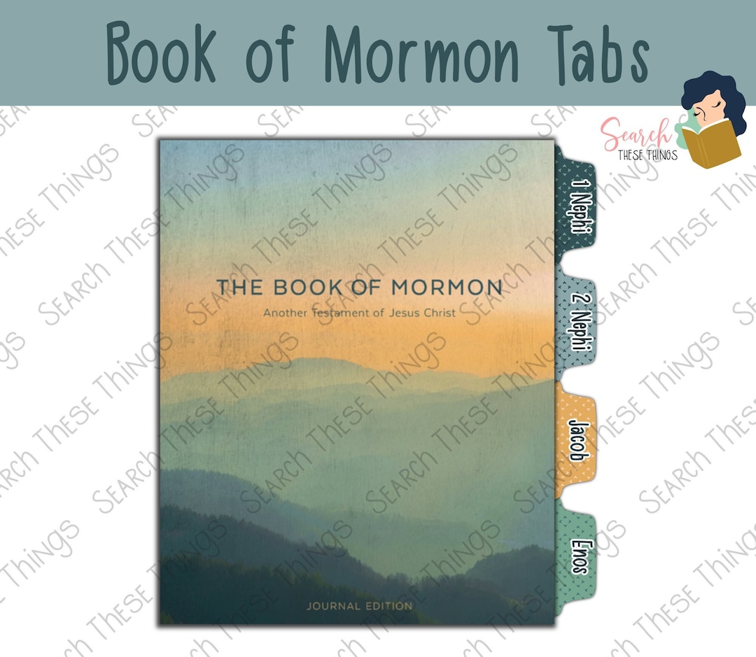 DIGITAL Book of Mormon Compass Arrow Tabs - Etsy
