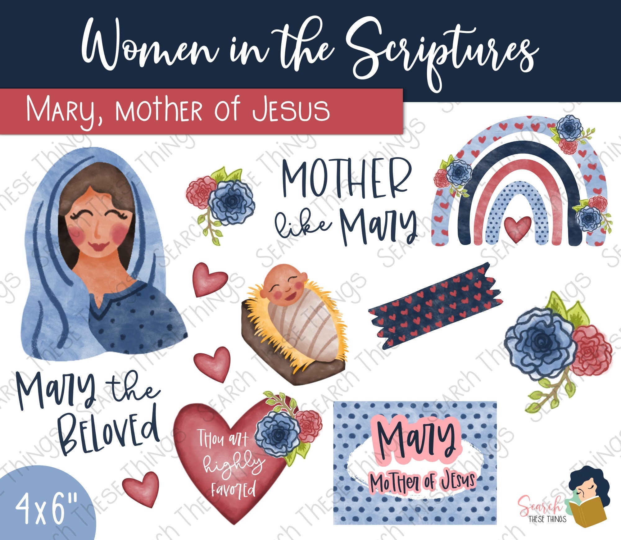 DIGITAL MINI Women in the Scriptures Series New Testament - Etsy