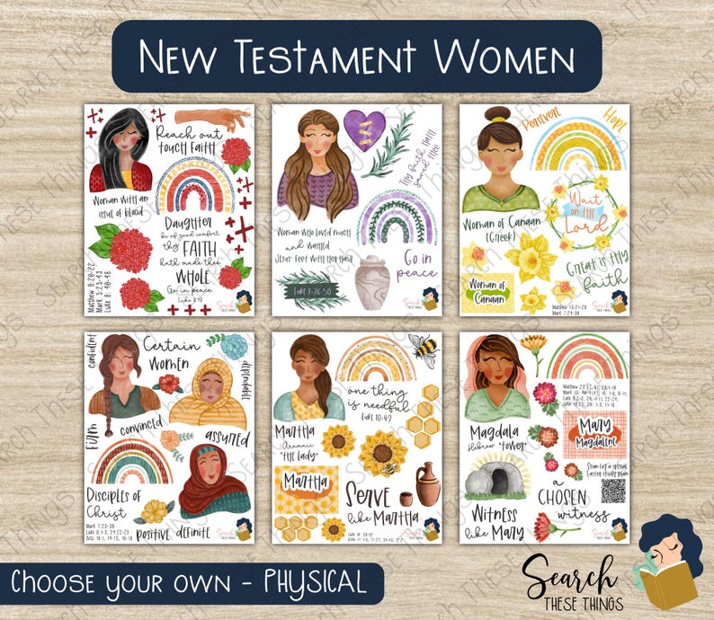 PHYSICAL - Women in the Scriptures - New Testament Individuals *not a ...