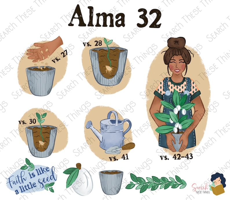 DIGITAL - Alma 32 - Faith is Like a Little Seed - Etsy