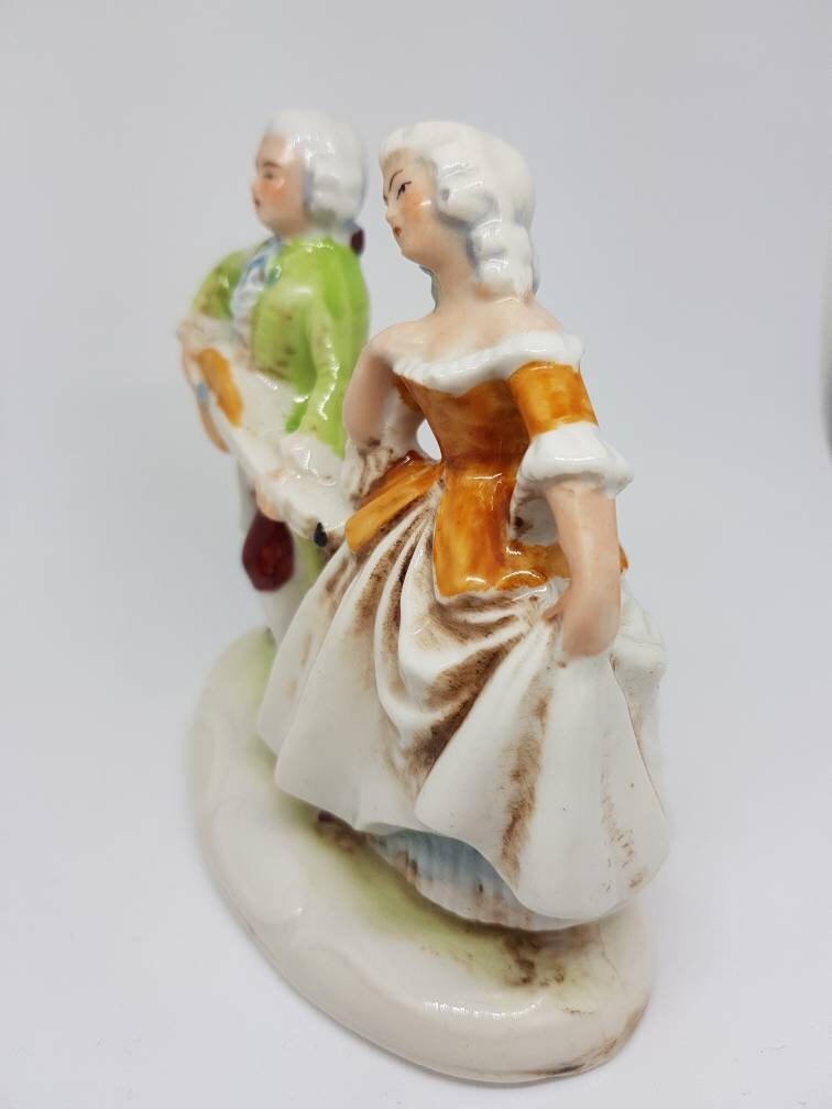 Vintage German Foreign Porcelain Figure Dancing Couple. | Etsy