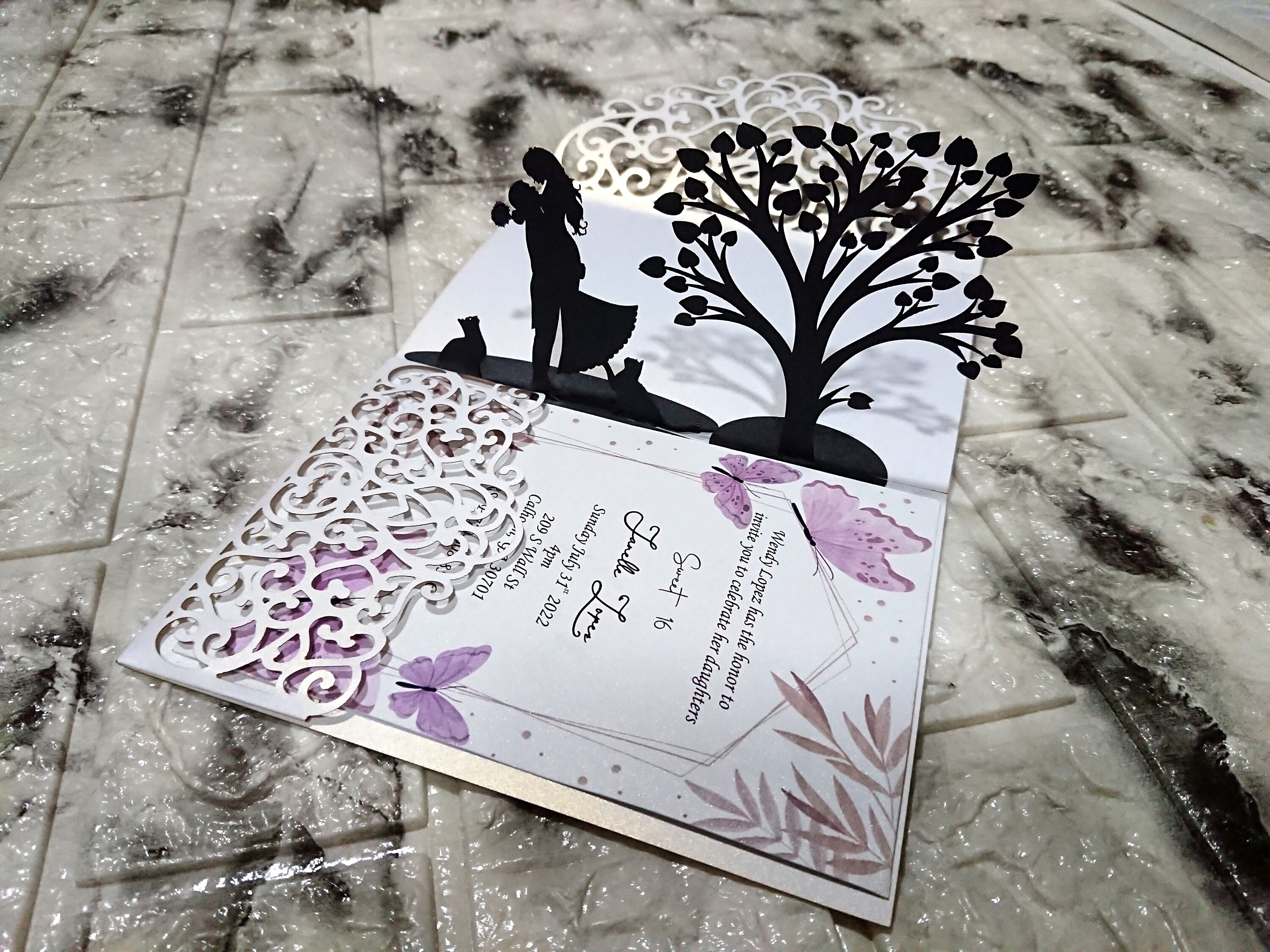 Pop up Wedding Card trifold Pop up Wedding Couple With - Etsy
