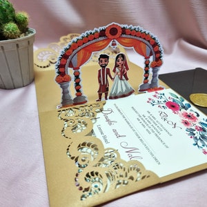 Indian Wedding Pop up Cards - Etsy