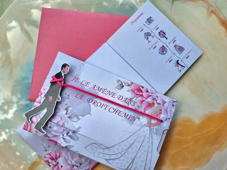 Babie Girl Theme Wedding Sliding Bride Wedding Invitation, Customize ...