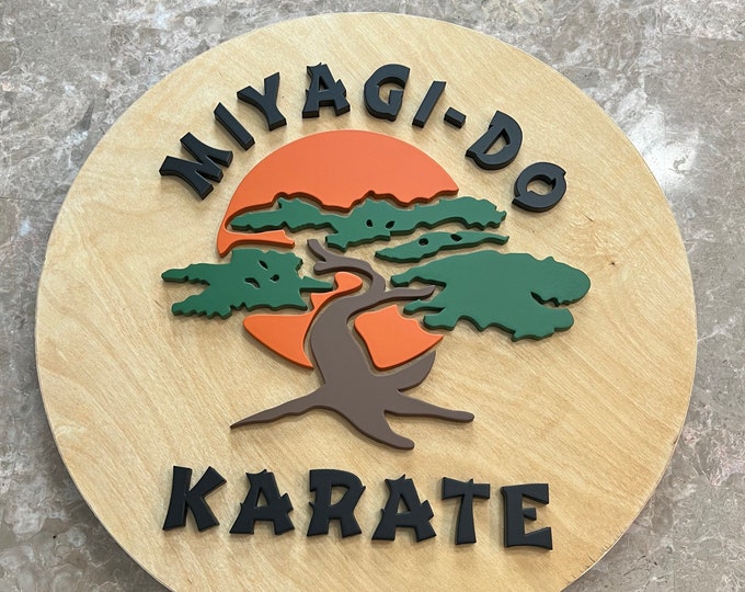 Miyagi Do Cobra Kai Inspired Wood Sign - Etsy