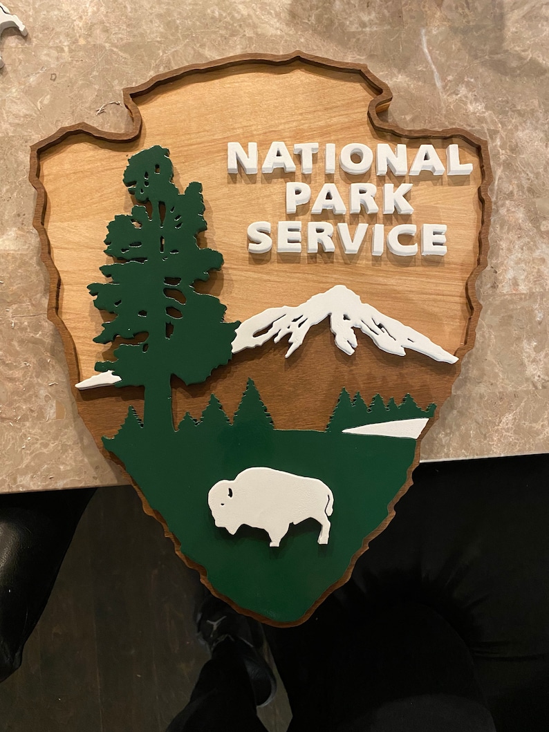 National Park 3D Wood Sign - Etsy