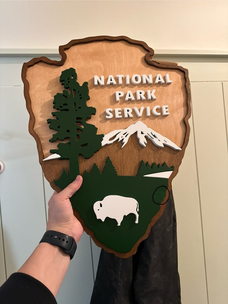 National Park 3D Wood Sign - Etsy