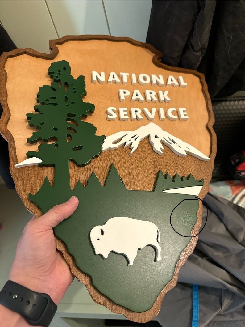 National Park 3D Wood Sign - Etsy