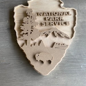 National park 3D wood sign | Etsy