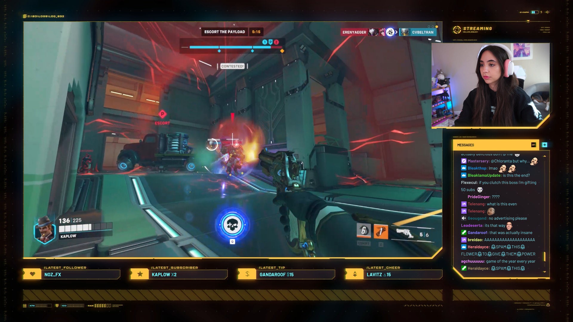 Cyberpunk Animated Twitch Stream Overlay Package YELLOW Scenes, Alerts ...