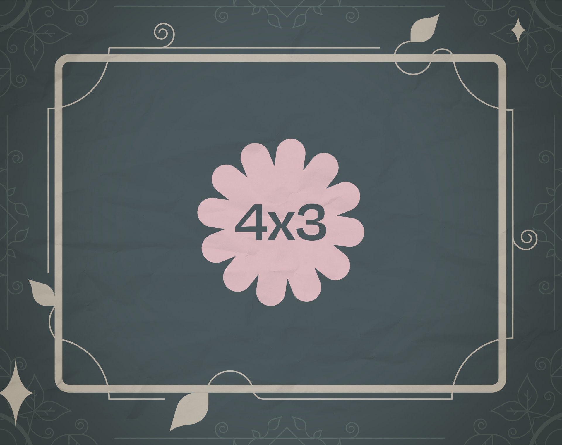 Paper Garden Animated Webcam Frames Package | 8 Frames, 2 Colors | 1x1 ...