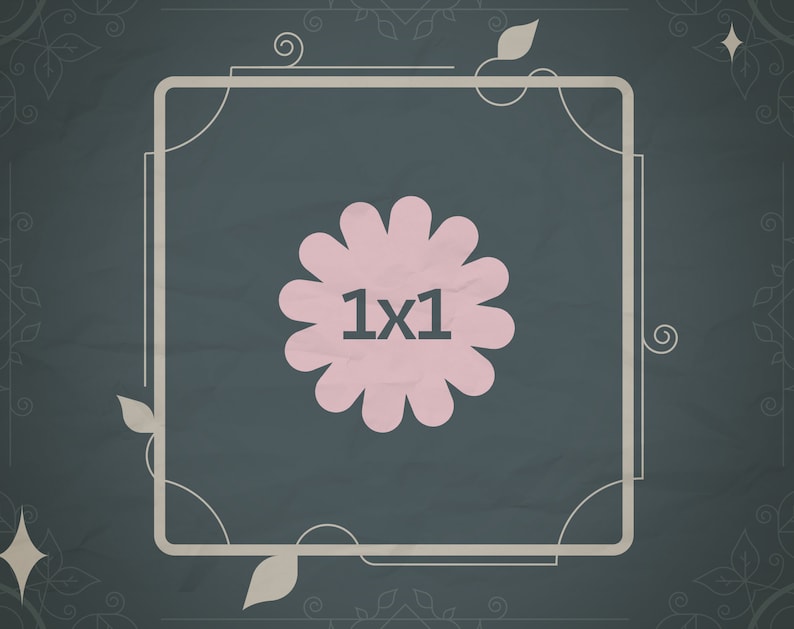 Paper Garden Animated Webcam Frames Package | 8 Frames, 2 Colors | 1x1 ...