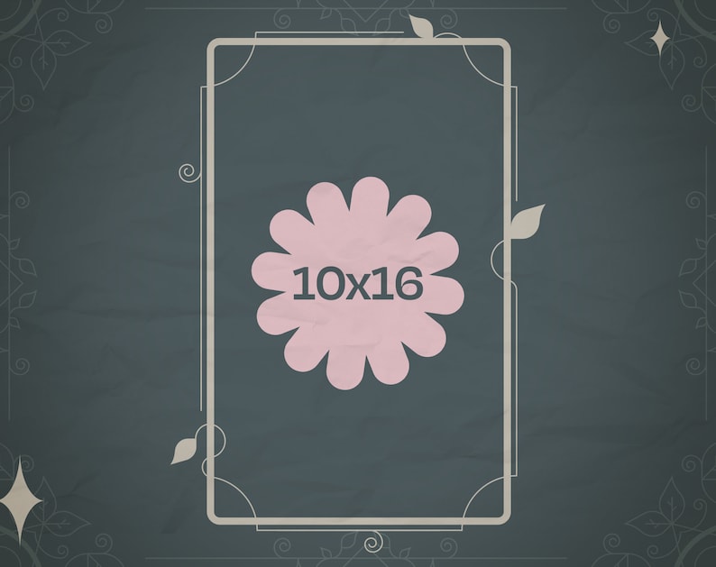 Paper Garden Animated Webcam Frames Package | 8 Frames, 2 Colors | 1x1 ...