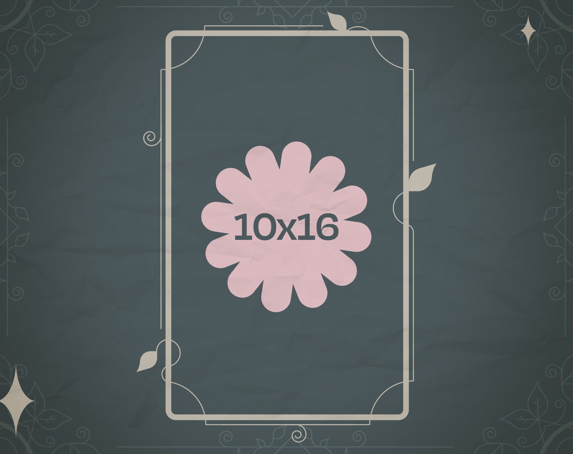 Paper Garden Animated Webcam Frames Package | 8 Frames, 2 Colors | 1x1 ...