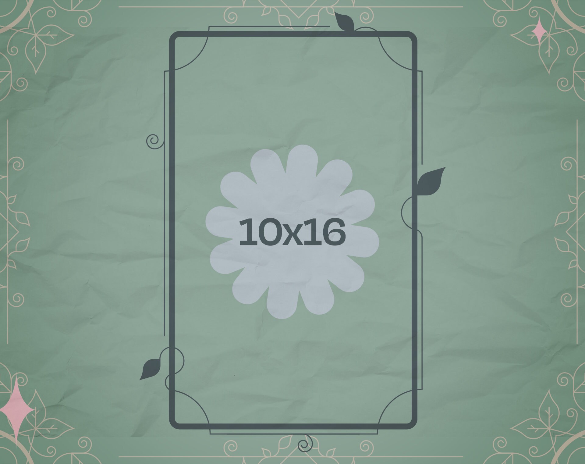 Paper Garden Animated Webcam Frames Package | 8 Frames, 2 Colors | 1x1 ...